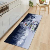 China Custom Size Polyester Bathroom Mat Non Slip Water Absorbent Floor Mat 40x60cm for sale