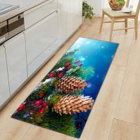China Custom Size Polyester Bathroom Mat Non Slip Water Absorbent Floor Mat 40x60cm for sale
