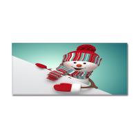 China Santa Christmas Kitchen Runner Rug 40x60cm Washable Polyester Non-Slip Floor Mat for sale
