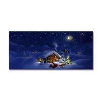 China Waterproof Polyester Santa Claus Kitchen Floor Mat 60x90cm Long Strip Carpet for Sofa Area for sale
