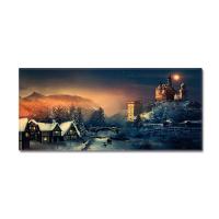 China Waterproof Polyester Santa Claus Kitchen Floor Mat 60x90cm Long Strip Carpet for Sofa Area for sale