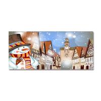 China Waterproof Polyester Santa Claus Kitchen Floor Mat 60x90cm Long Strip Carpet for Sofa Area for sale