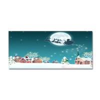China Waterproof Polyester Santa Claus Kitchen Floor Mat 60x90cm Long Strip Carpet for Sofa Area for sale