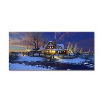 China Waterproof Polyester Santa Claus Kitchen Floor Mat 60x90cm Long Strip Carpet for Sofa Area for sale
