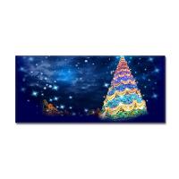China Christmas Deer Anti Fatigue Kitchen Mat Long Strip 40x120cm Polyester Floor Mat for sale