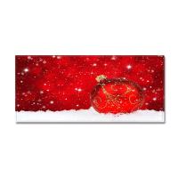 China Red Bells Christmas Kitchen Standing Mat Non-Slip Polyester Floor Carpet 40x120cm for sale