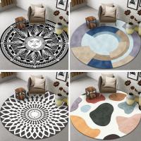 China Custom Polyester Abstract Print Living Room Carpet 60x60cm to 200x200cm for sale