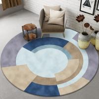 China Custom Polyester Abstract Print Living Room Carpet 60x60cm to 200x200cm for sale