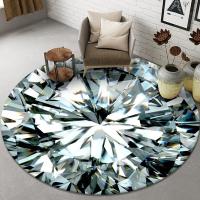 China Custom Polyester Abstract Print Living Room Carpet 60x60cm to 200x200cm for sale