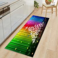 China Christmas Tree Kitchen Floor Mats Fatigue Runner Machine Washable for sale