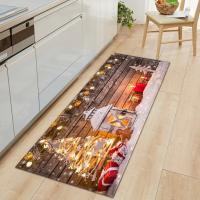 China Christmas Tree Kitchen Floor Mats Fatigue Runner Machine Washable for sale