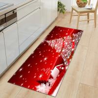 China Christmas Tree Kitchen Floor Mats Fatigue Runner Machine Washable for sale