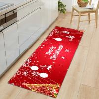 China Christmas Tree Kitchen Floor Mats Fatigue Runner Machine Washable for sale