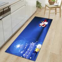 China Christmas Tree Kitchen Floor Mats Fatigue Runner Machine Washable for sale