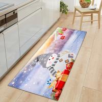 China Christmas Tree Kitchen Floor Mats Fatigue Runner Machine Washable for sale