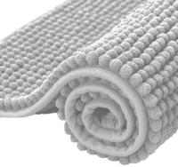 China Polyester Shag Area Rug 50x80cm Hand Washable Living Room Carpet for sale