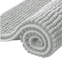China Polyester Shag Area Rug 50x80cm Hand Washable Living Room Carpet for sale