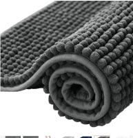 China Polyester Shag Area Rug 50x80cm Hand Washable Living Room Carpet for sale