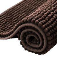 China Polyester Shag Area Rug 50x80cm Hand Washable Living Room Carpet for sale