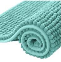 China Polyester Shag Area Rug 50x80cm Hand Washable Living Room Carpet for sale