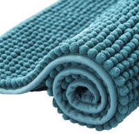 China Polyester Shag Area Rug 50x80cm Hand Washable Living Room Carpet for sale