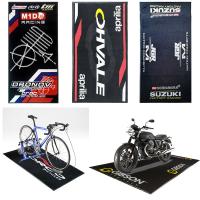 China Anti Slip Motorcycle Pit Mat 100x200cm Polyester Garage Workshop Mat for Dirt Bike for sale