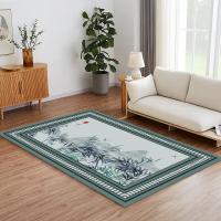 China Crystal Velvet Living Room Carpet 180x280cm Custom Size Machine Made Floor Mat for Hotel for sale