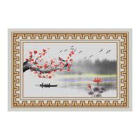 China Crystal Velvet Living Room Carpet 180x280cm Custom Size Machine Made Floor Mat for Hotel for sale