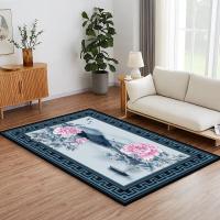 China Crystal Velvet Living Room Carpet 180x280cm Custom Size Machine Made Floor Mat for Hotel for sale
