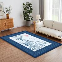 China Crystal Velvet Living Room Carpet 180x280cm Custom Size Machine Made Floor Mat for Hotel for sale