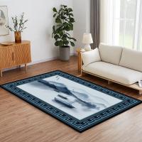China Crystal Velvet Living Room Carpet 180x280cm Custom Size Machine Made Floor Mat for Hotel for sale
