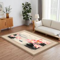 China Crystal Velvet Living Room Carpet 180x280cm Custom Size Machine Made Floor Mat for Hotel for sale