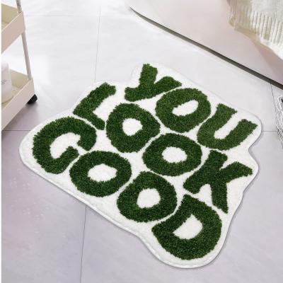 China Customizable Polyester Fiber Round Living Room Carpet 99x152cm Machine Washable Floor Mat for sale