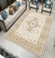 China New Chinese Style Washable Polyester Carpet 200x300cm Rectangle Living Room Floor Mat for sale