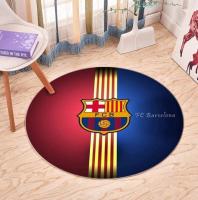 China Polyester Circular Bedroom Carpet 120cm North European Style Living Room Floor Rug for sale