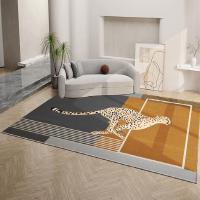 China Polyester Rectangle Folding Floor Carpet 120x160 cm Morocco North European Light Luxury Bedroom Rug for sale