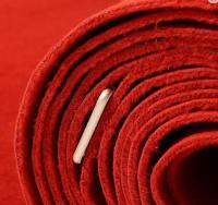 China 5mm Thick Polypropylene Commercial Floor Mat 1m Width Brushed Carpet for Wedding Hotel Corridor for sale