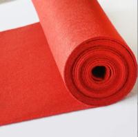 China 5mm Thick Polypropylene Commercial Floor Mat 1m Width Brushed Carpet for Wedding Hotel Corridor for sale