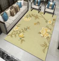 China Washable Polyester Fiber Classic Bedroom Floor Carpet 60x90cm Custom Size Living Room Rug for sale