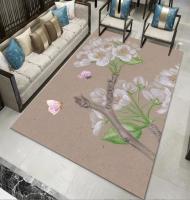 China Washable Polyester Fiber Classic Bedroom Floor Carpet 60x90cm Custom Size Living Room Rug for sale