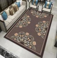 China Washable Polyester Fiber Classic Bedroom Floor Carpet 60x90cm Custom Size Living Room Rug for sale