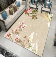 China Washable Polyester Fiber Classic Bedroom Floor Carpet 60x90cm Custom Size Living Room Rug for sale