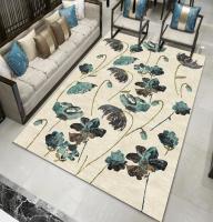 China Washable Polyester Fiber Classic Bedroom Floor Carpet 60x90cm Custom Size Living Room Rug for sale