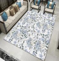 China Washable Polyester Fiber Classic Bedroom Floor Carpet 60x90cm Custom Size Living Room Rug for sale