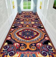China Commercial Polyester Corridor Carpet Roll 3D Printed Custom Size for Hotel Entrance for sale