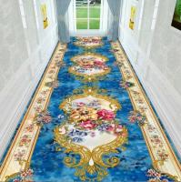 China Commercial Polyester Corridor Carpet Roll 3D Printed Custom Size for Hotel Entrance for sale