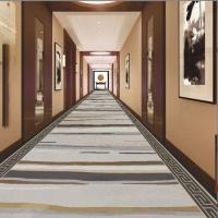 China Commercial Polyester Corridor Carpet Roll 3D Printed Custom Size for Hotel Entrance for sale