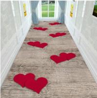 China Custom Polyester Fiber Corridor Coil Carpet 0.6m-2m Width for Hotel Entry Commercial Floor Mat for sale