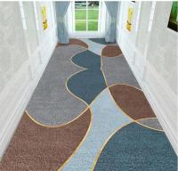 China Custom Polyester Fiber Corridor Coil Carpet 0.6m-2m Width for Hotel Entry Commercial Floor Mat for sale