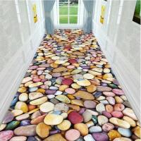 China Custom Polyester Fiber Corridor Coil Carpet 0.6m-2m Width for Hotel Entry Commercial Floor Mat for sale